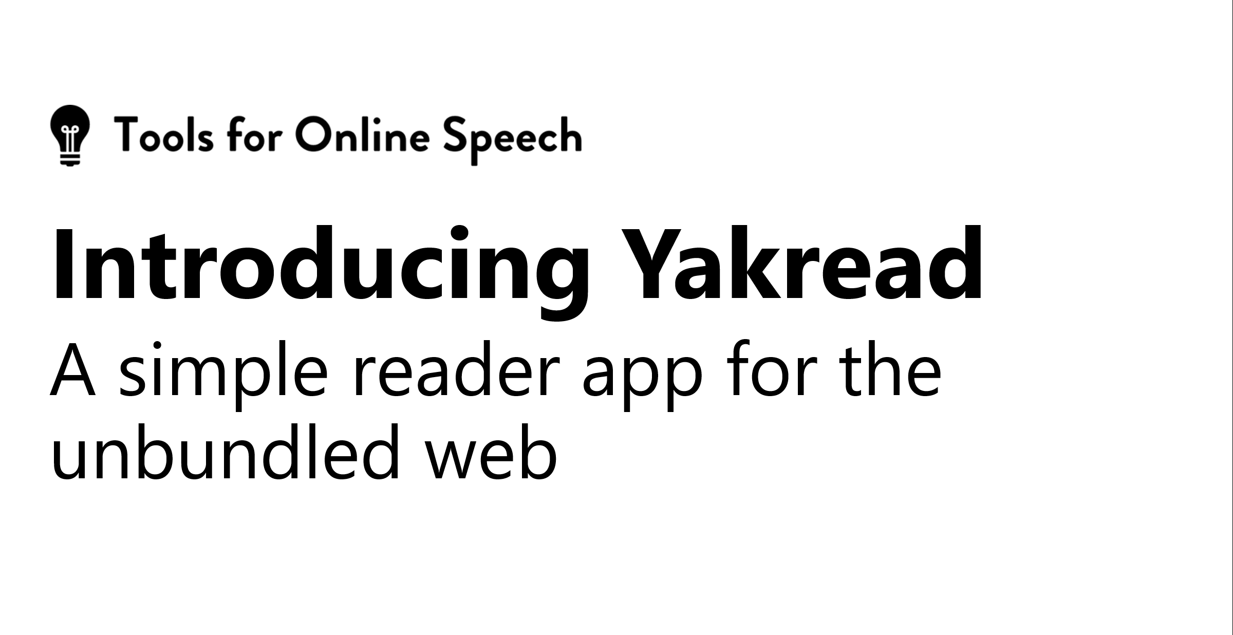 Introducing Yakread A Simple Reader App For The Unbundled Web